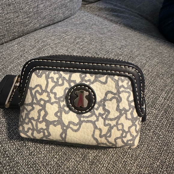Tous | Bags | Authentic Tous Kaos Mini Cream And Black Coin Purses ...